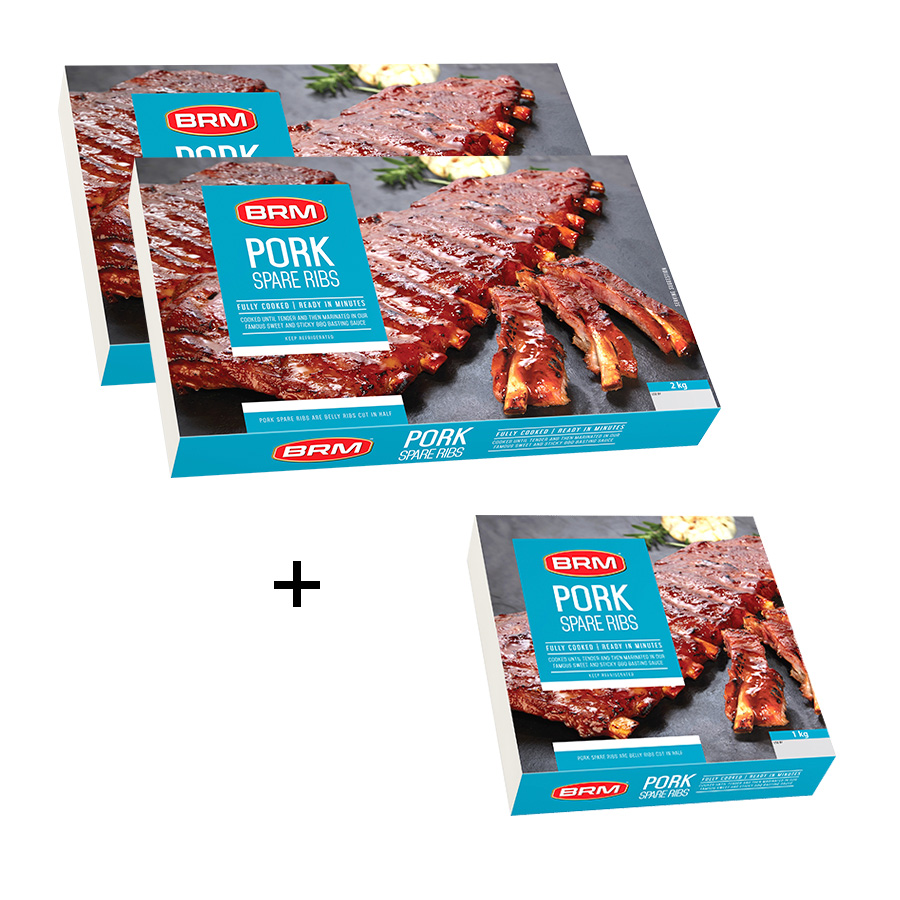 2 X 2kg Spare Rib + 1kg Spare Rib - BRM Shop
